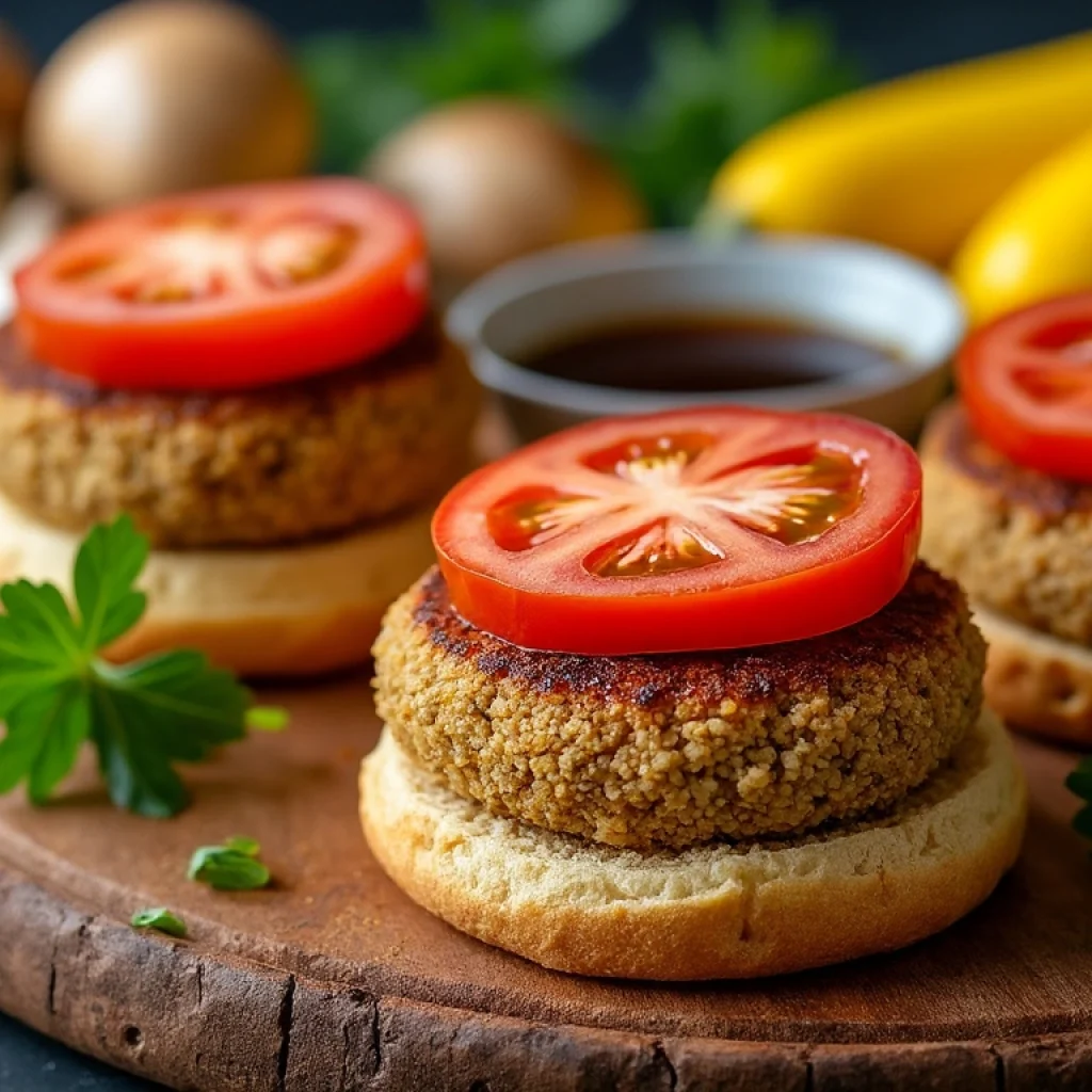 Delicious Chickpea Mushroom Sliders