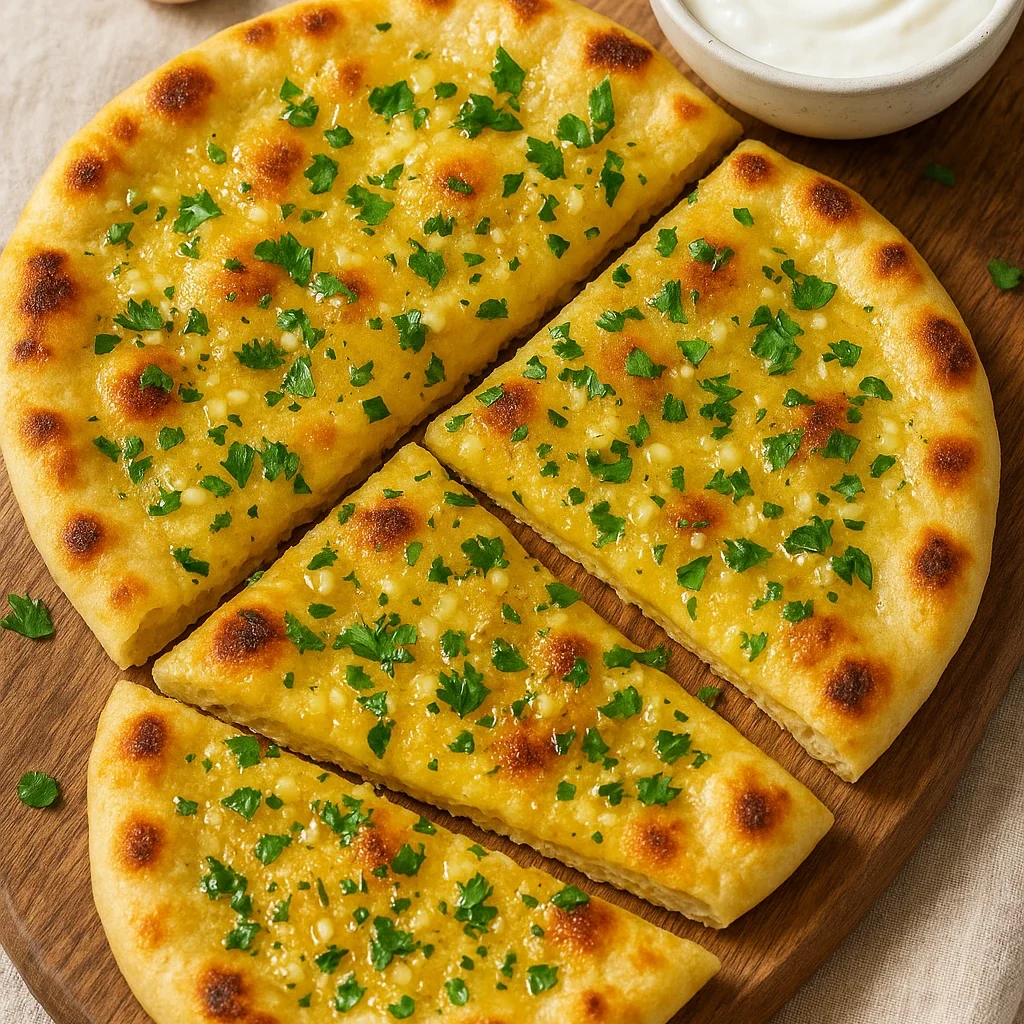 Vegan Garlic Butter Flatbread – Gluten-Free Almond Flour Recipe
